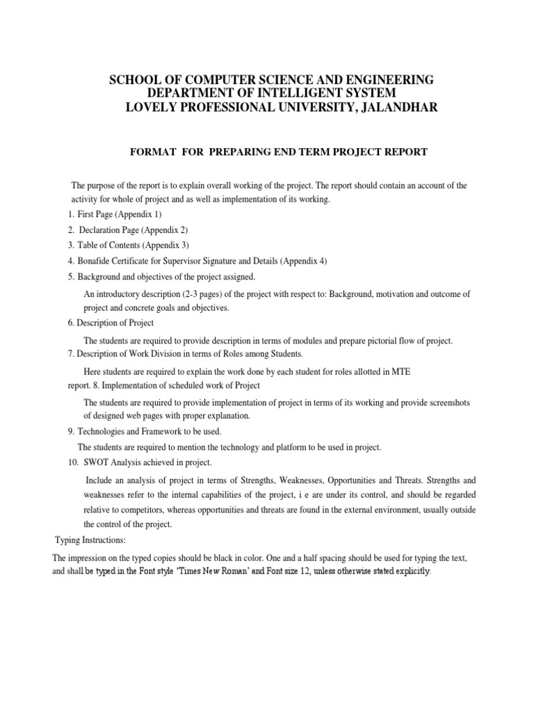 Final Project Report | PDF | Swot Analysis | Computing