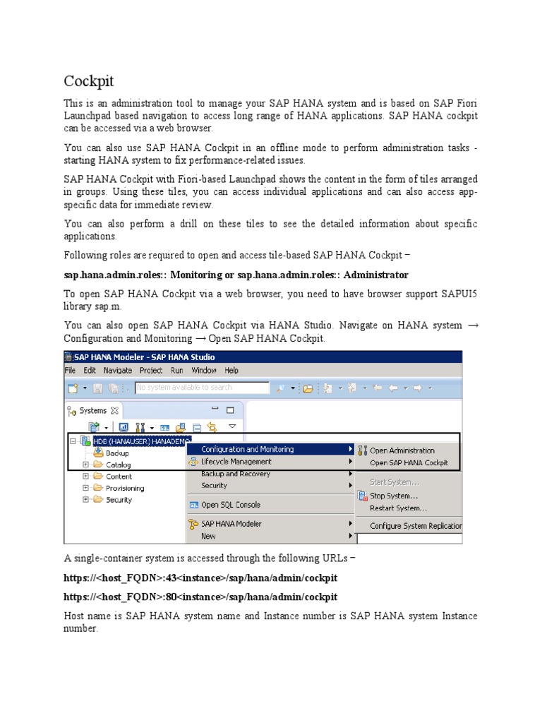 Cockpit | PDF | Sql | Table (Database)