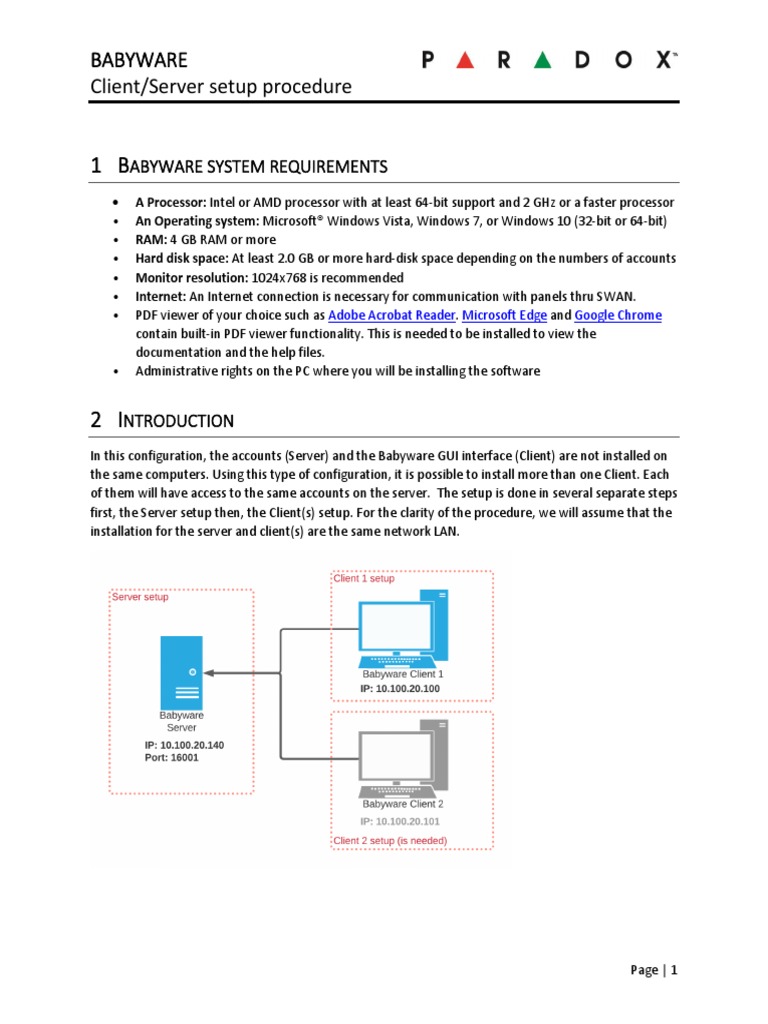 BBW Setup Client Server | PDF | Microsoft Windows | Installation (Computer Programs)