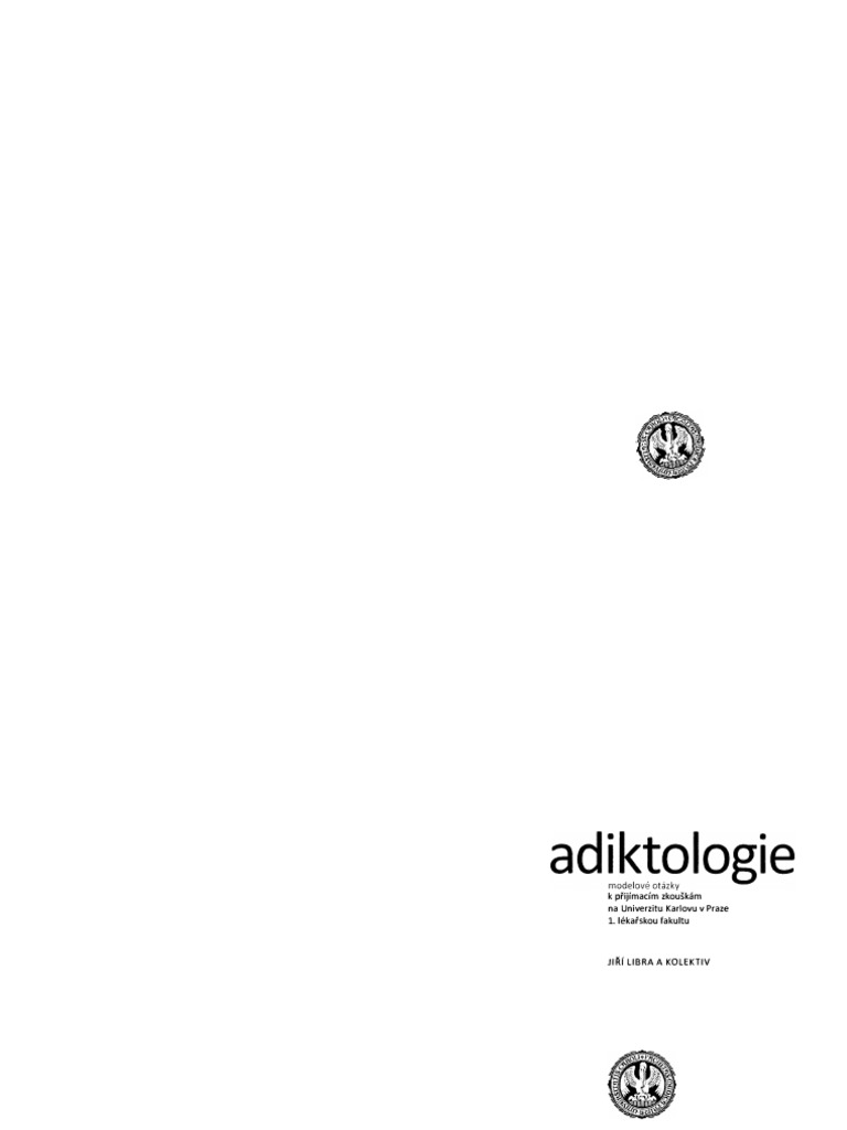 Modelove Otazky 1LF Adiktologie | PDF