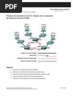Guia4 - Diseño e Implementación de Un Esquema de Direccionamiento VLSM | PDF | Dirección IP ...
