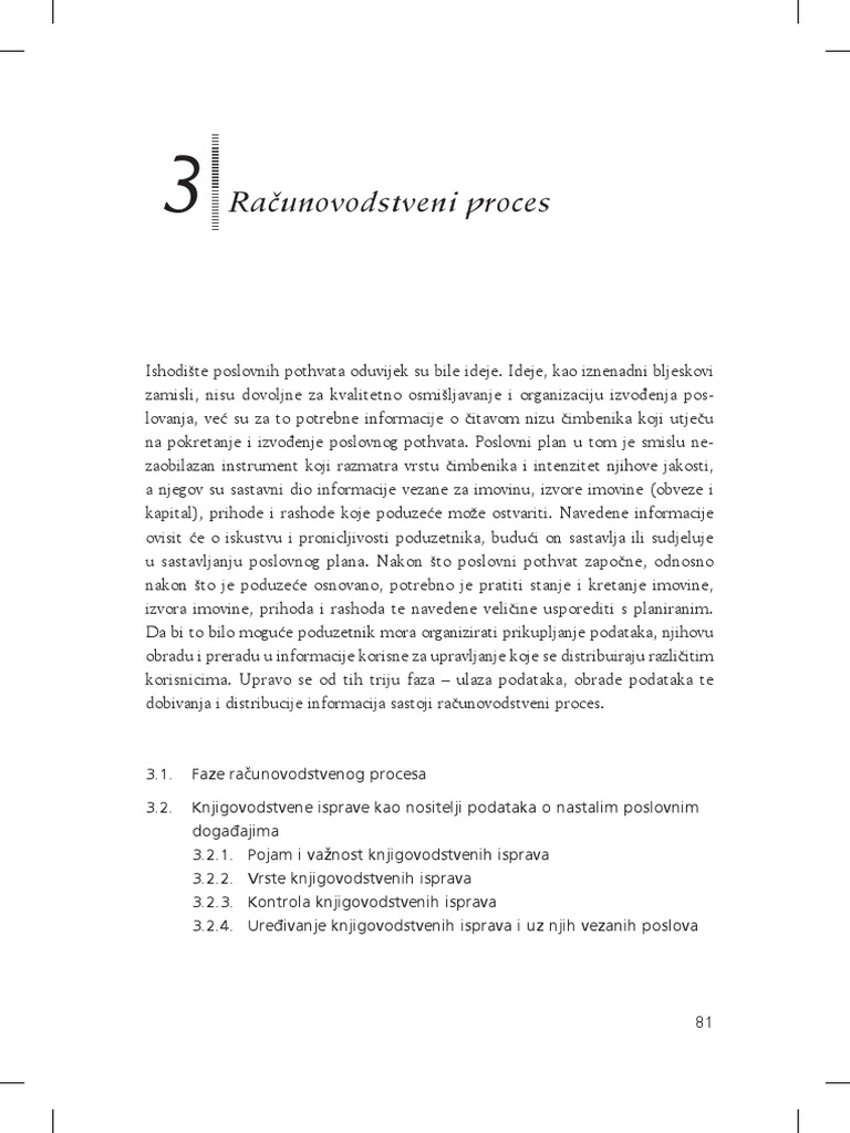 Računovodstveni Informacijski Sustavi - Poglavlje - 3 | PDF