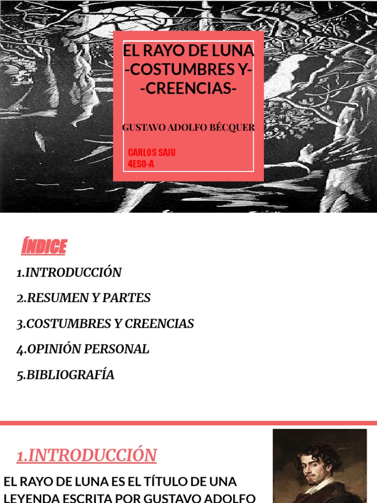 Análisis de "El Rayo de Luna" | PDF | Luna