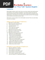100 Common English Conversations | PDF | Food And Drink