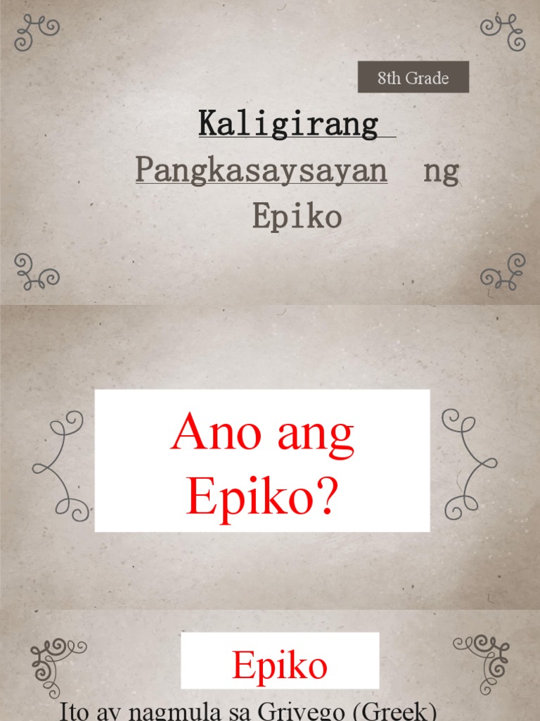3 Epiko | PDF