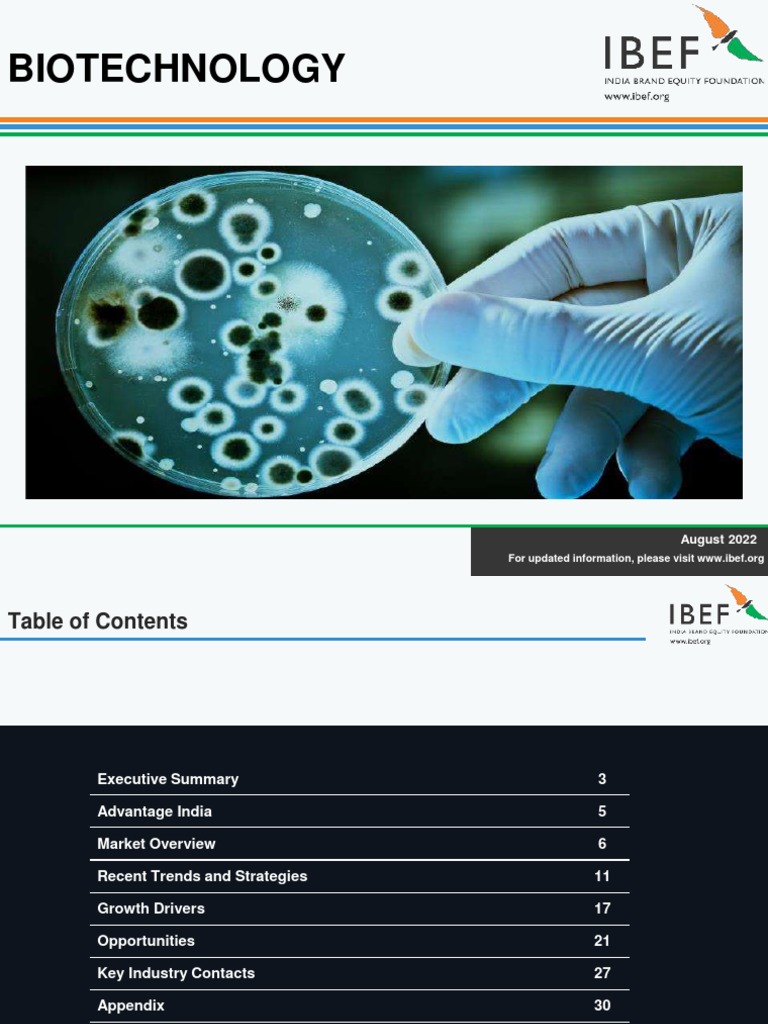 Biotechnology PPT August 2022 | PDF | Biotechnology | Food And Drug ...