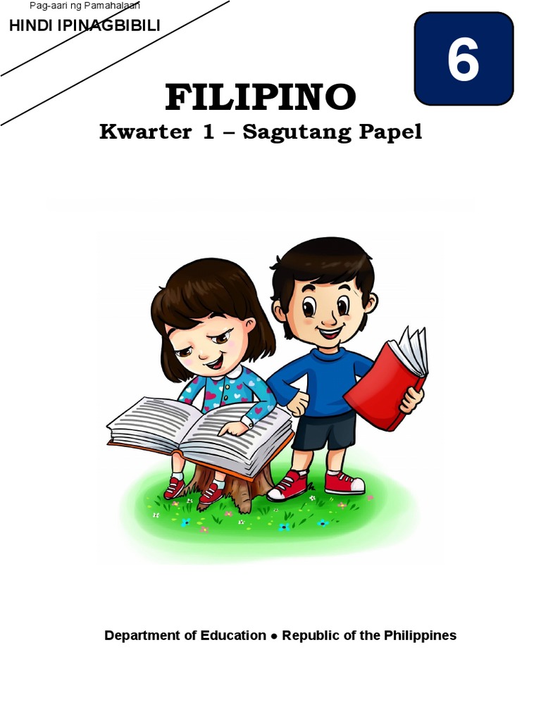 Activity Sheet Filipino 6 - ENHANCED | PDF
