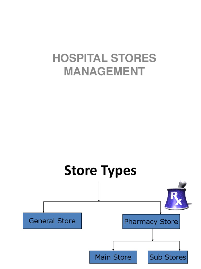 Store Management in Hospitals | PDF | Inventory | Business Process