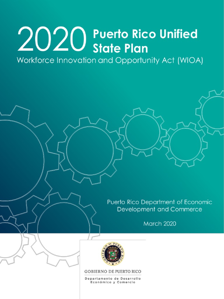 Puerto Rico Unified Plan 2020 Final | PDF | Workforce Development ...