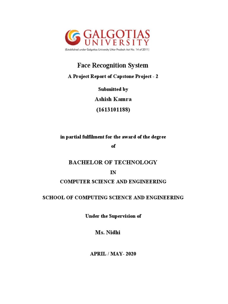 ASHISH KAMRA - FinalProjectReport - Ashish Kamra | PDF | Software ...