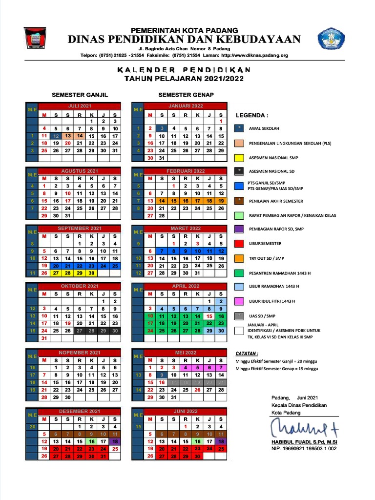 PDF Kalender Pendidikan 2021 2022 Ok - Compress | PDF
