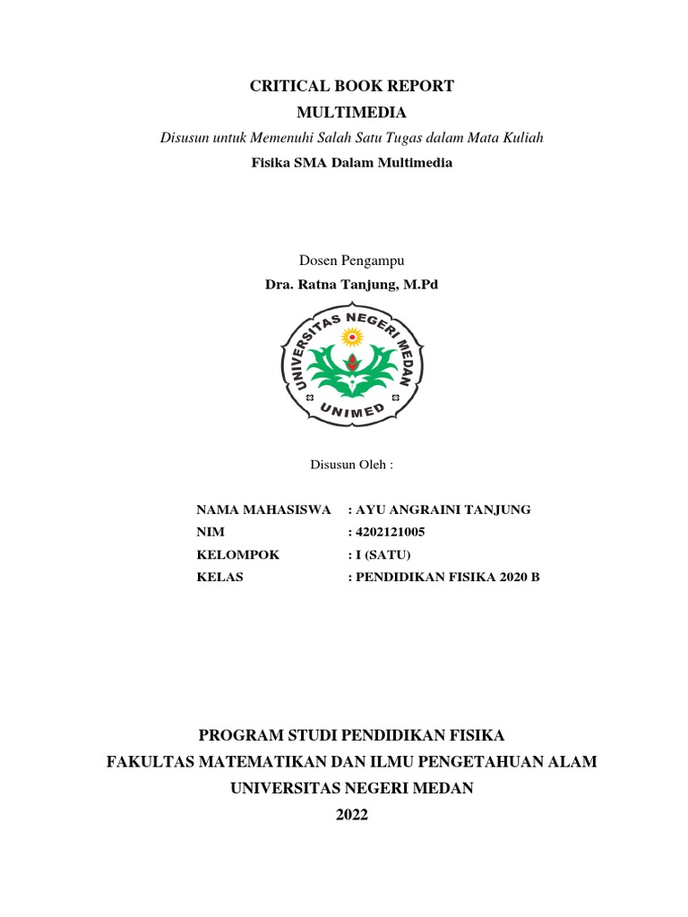 CBR Fisika Sma Dalam Multimedia - Ayu Angraini Tanjung - 4202121005 | PDF