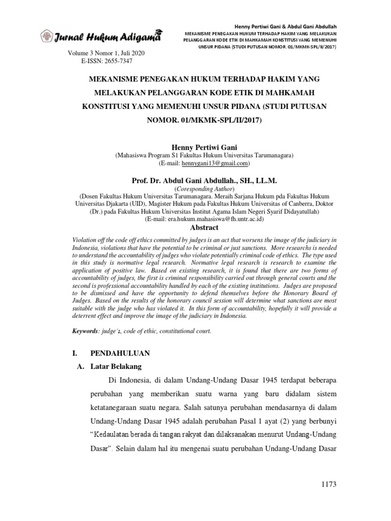 Jurnaladm, Henny Pertiwi Gani | PDF | Social Institutions