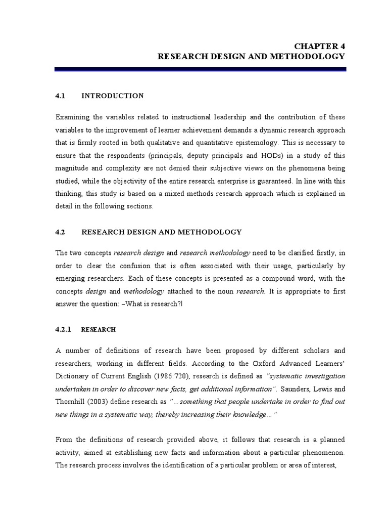 Lesson 1 - Chapter4 | PDF | Quantitative Research | Qualitative Research