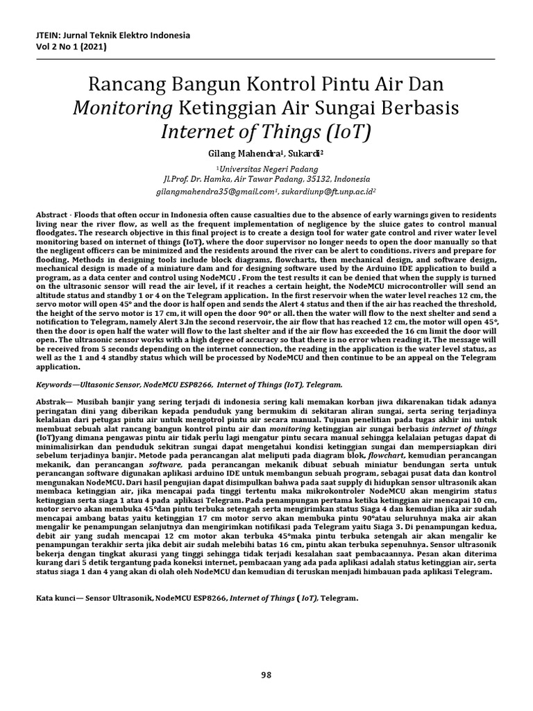 Modul Iot | PDF | Internet Of Things | Computing