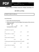 DMAS Questions For Class 5 | PDF