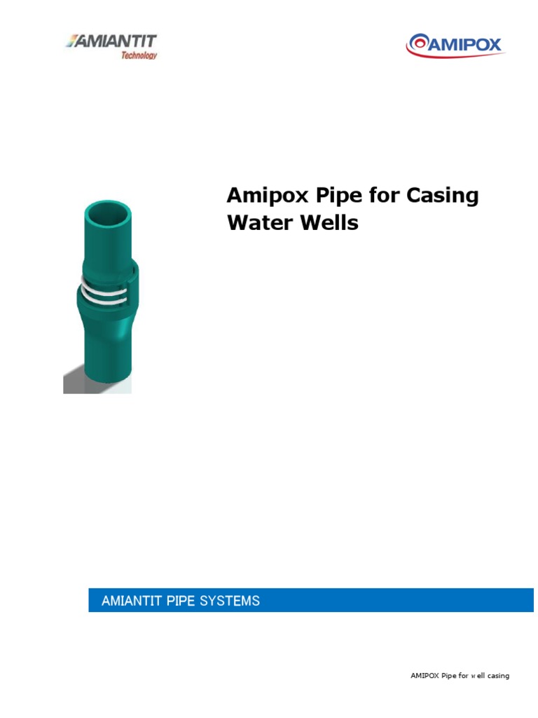 Amipox Well Casing Pipe Specifications | PDF | Fiberglass | Pipe (Fluid ...