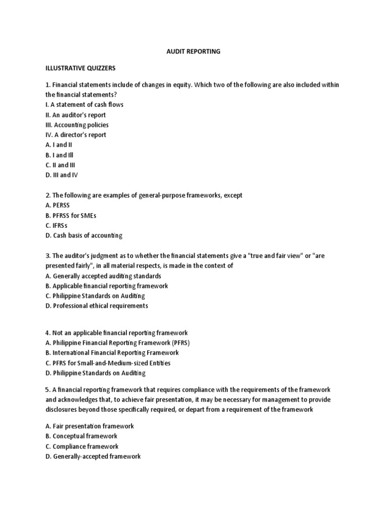 Audit Report Essentials and Examples | PDF | Auditor's Report ...
