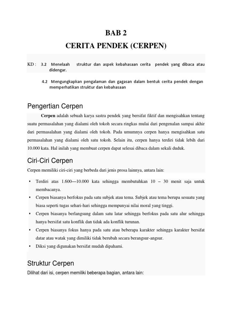 Cerpen | PDF