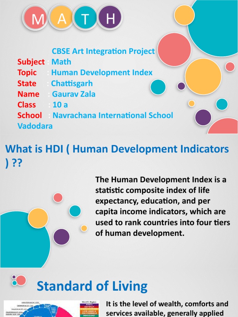 Mathematics Art Integration Activity | PDF | Human Development Index | Economies