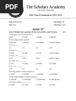 Class 5 Math Question | PDF | Mathematics | Elementary Mathematics