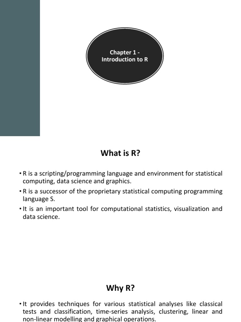 CH 1 | PDF | R (Programming Language) | Technology Development