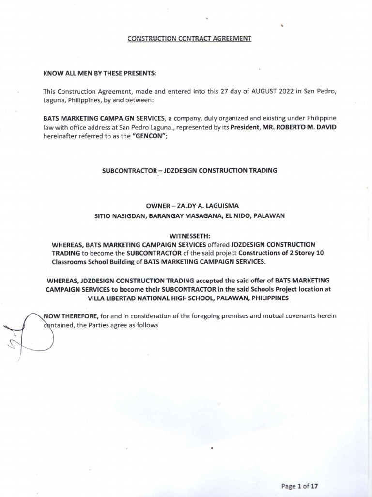 Contract Agreement | PDF