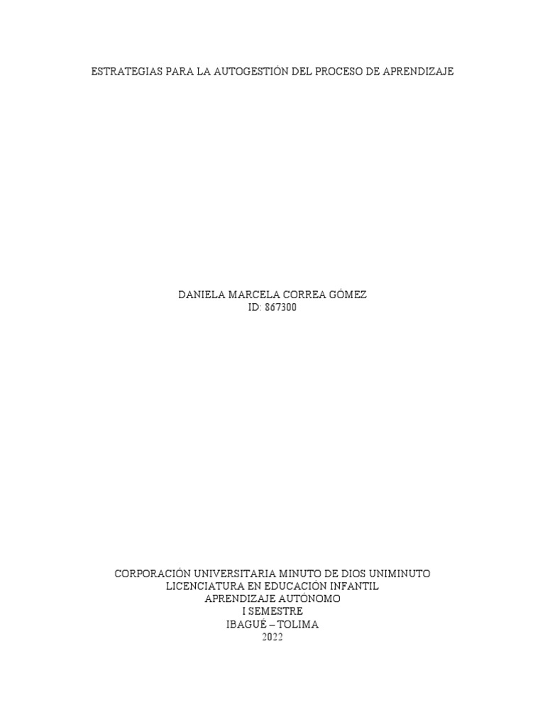 Act.6 Aprendizaje Autónomo | PDF | Aprendizaje | Ciencia cognitiva