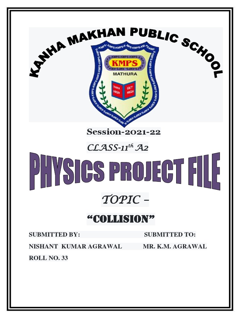 Collision Concepts for Class 11 Physics | PDF | Collision | Mechanics