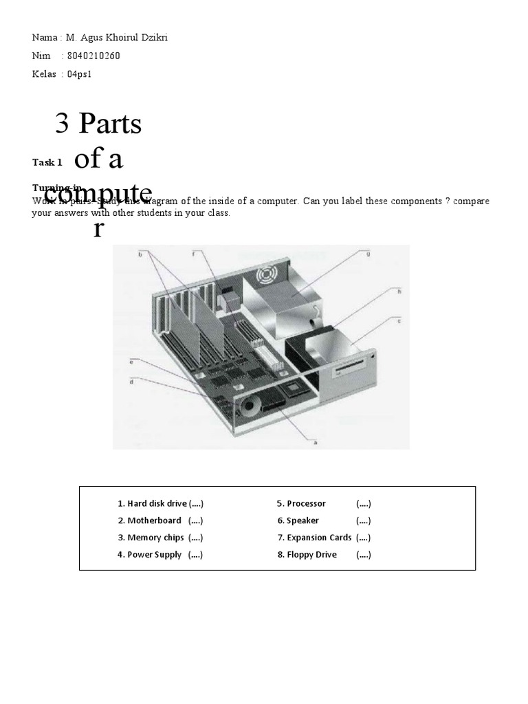 7b. Parts of Computer | PDF | Personal Computers | Computer Science