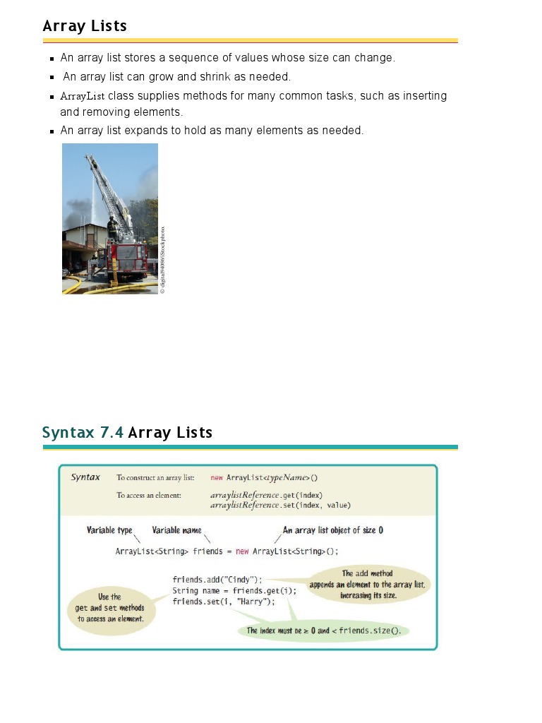Chapter 7 Arraylist Pdf Array Data Type Array Data Structure 6808