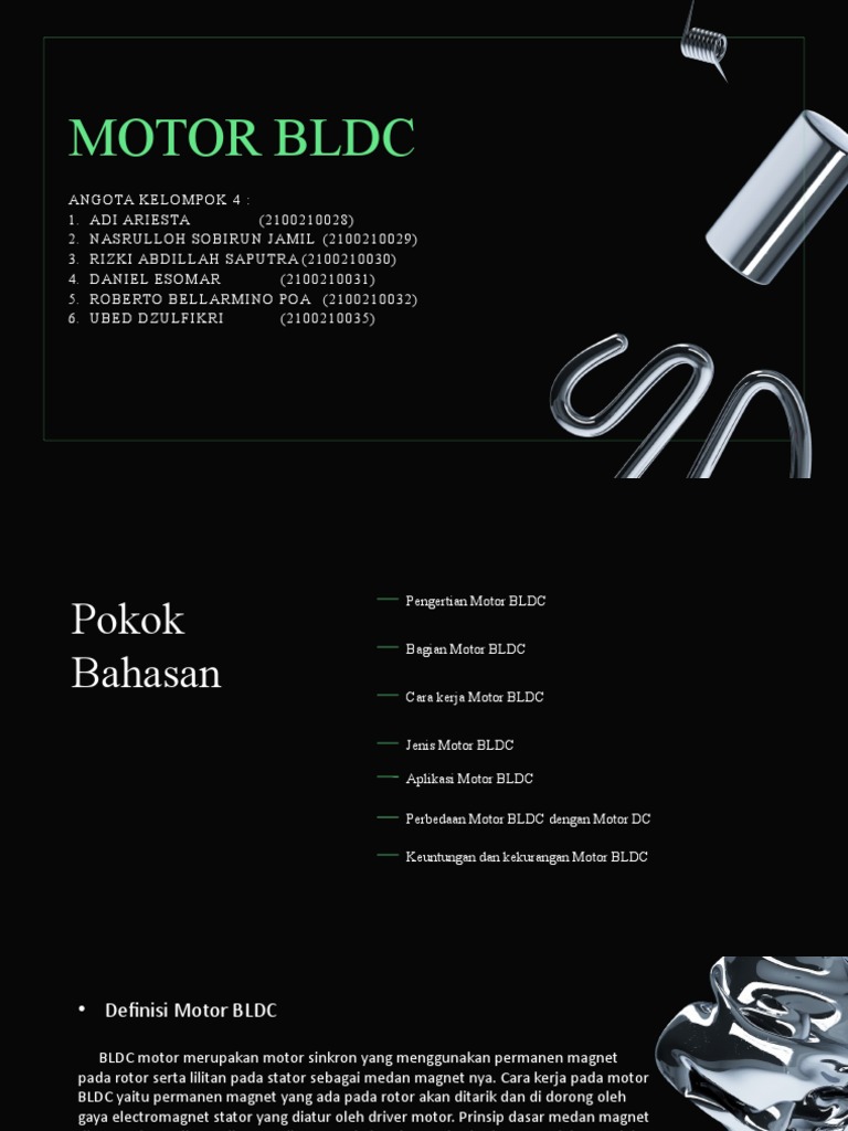 Kelompok 4 - Motor BLDC | PDF