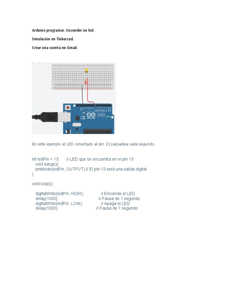 Arduino Programar Villa. 1. | PDF | Métodos y materiales de enseñanza ...