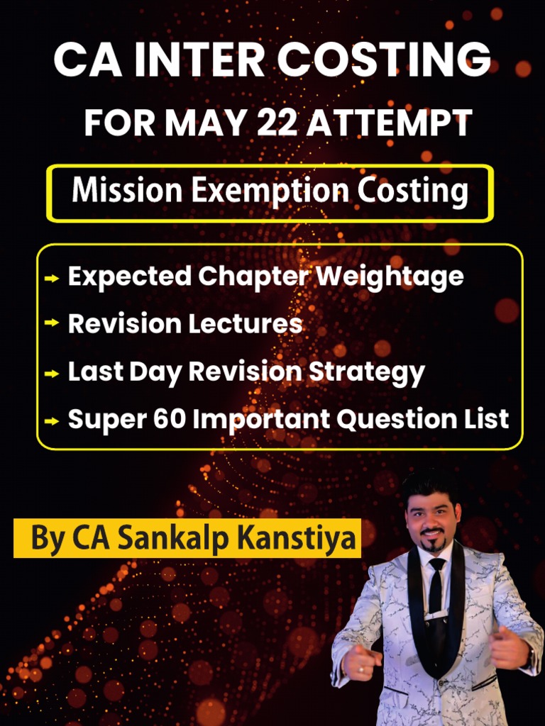 Ca Inter Abc Analysis | PDF | Cost Accounting | Business