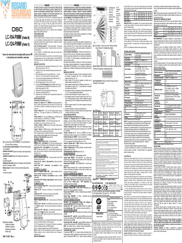 1629-LC-104 LC-124 PIMW Installation Manual | PDF