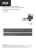 CIE IGCSE History Paper 2 | PDF | Question | Knowledge