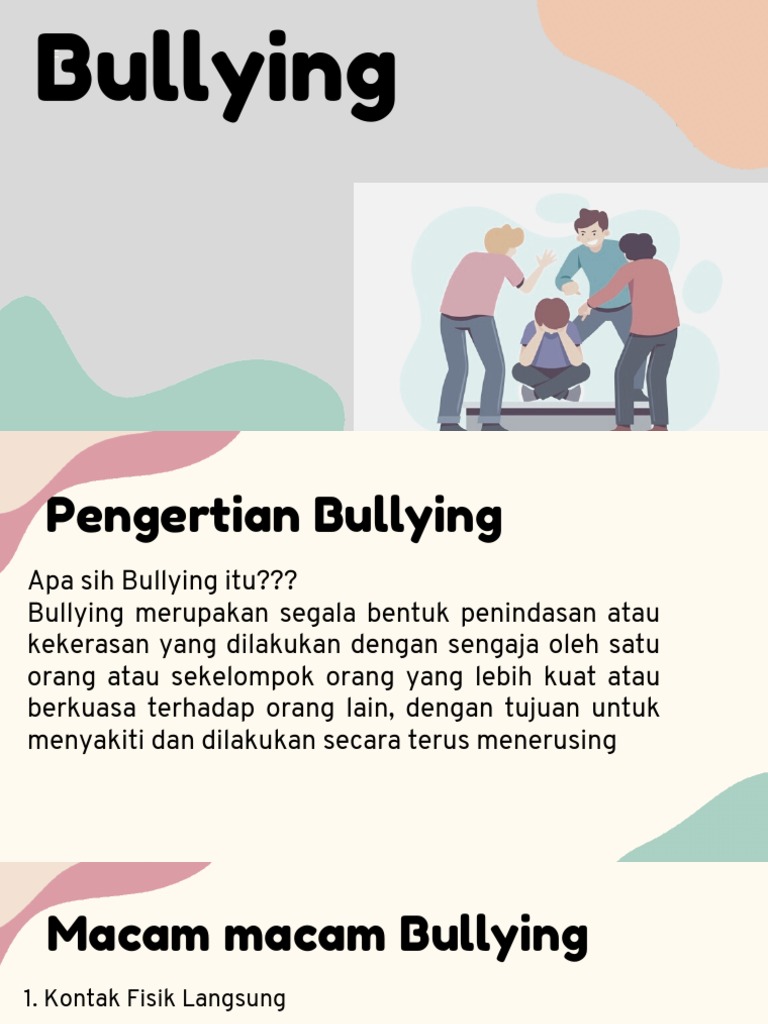 Pengertian dan Jenis Bullying | PDF