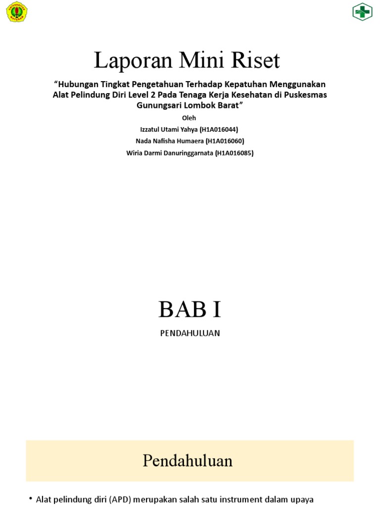 Miniriset PKM Gunungsari | PDF