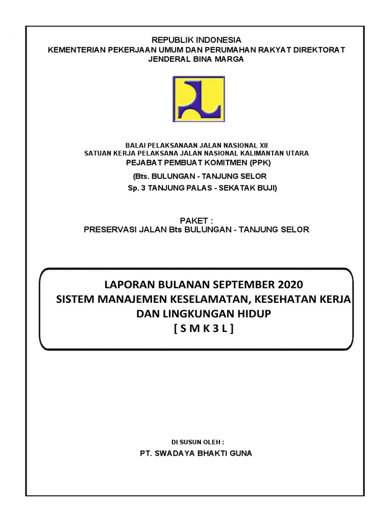 SMK3L Baru September | PDF | Teknologi & Rekayasa