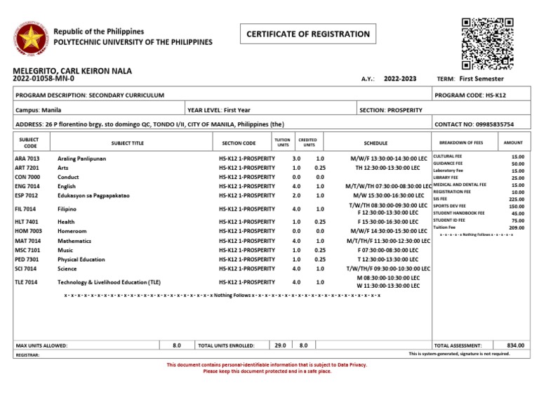 Registration Certificate | PDF