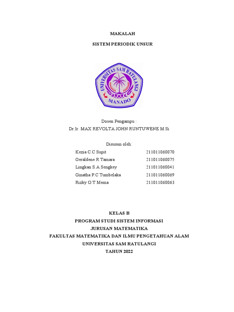 Makalah Kimia | PDF | Teknologi & Rekayasa