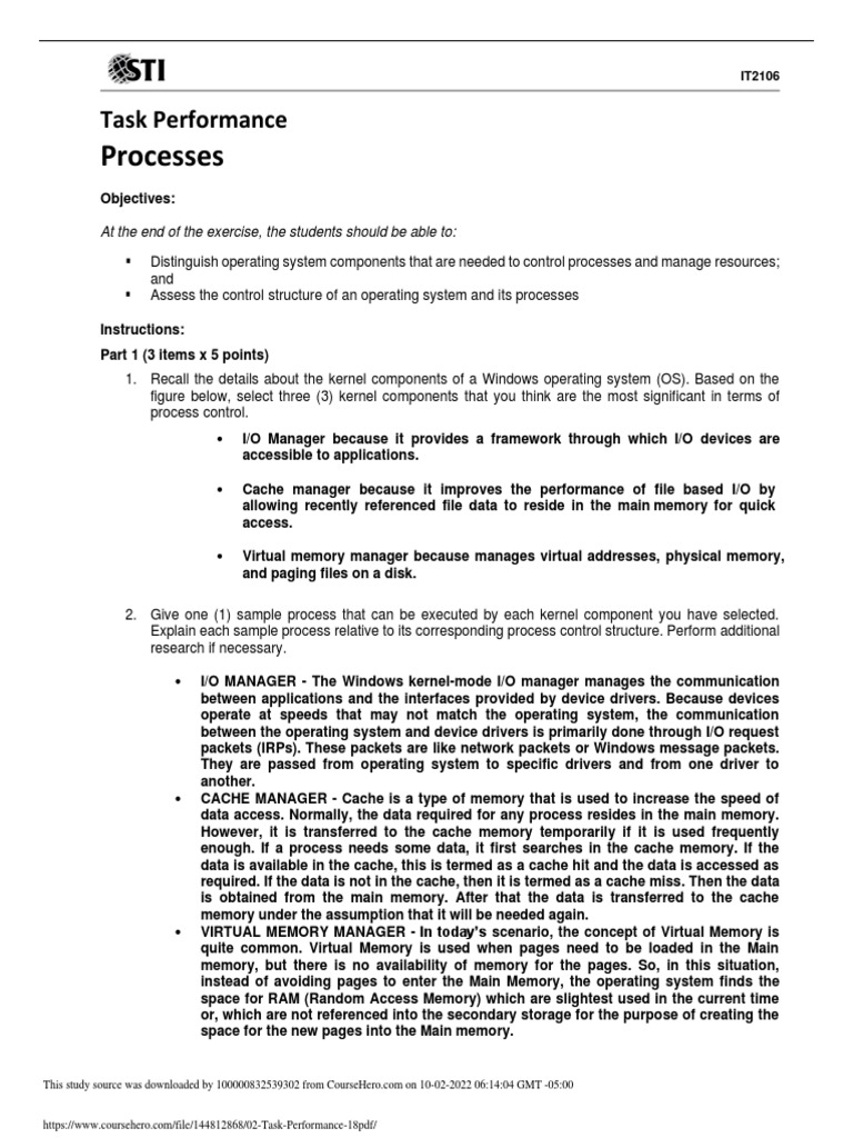 02 Task Performance 18 PDF | PDF | Computer Data Storage | Operating System