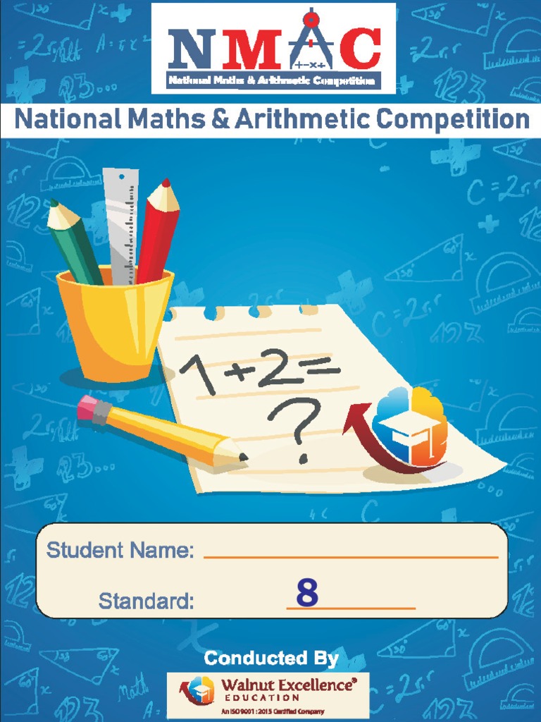 8th Standard - Arithmetic Round 1 Book | PDF | Triangle | Area