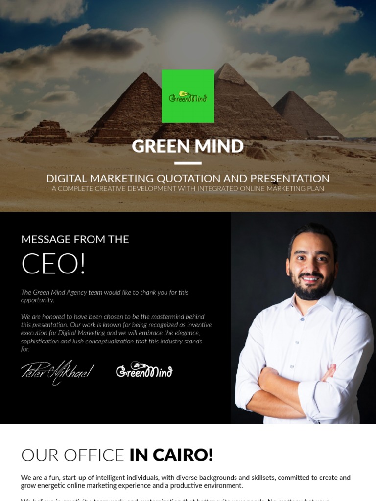 Green Mind Agency - Presentation and Quotation - Generic | PDF ...