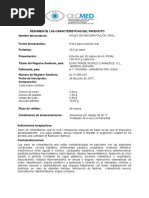 Dosis y uso de sales de rehidratación oral | PDF | Diarrea | Medicina ...