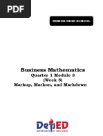 Business Mathematics: Differentiating Mark-On, Mark Down and Mark-Up ...