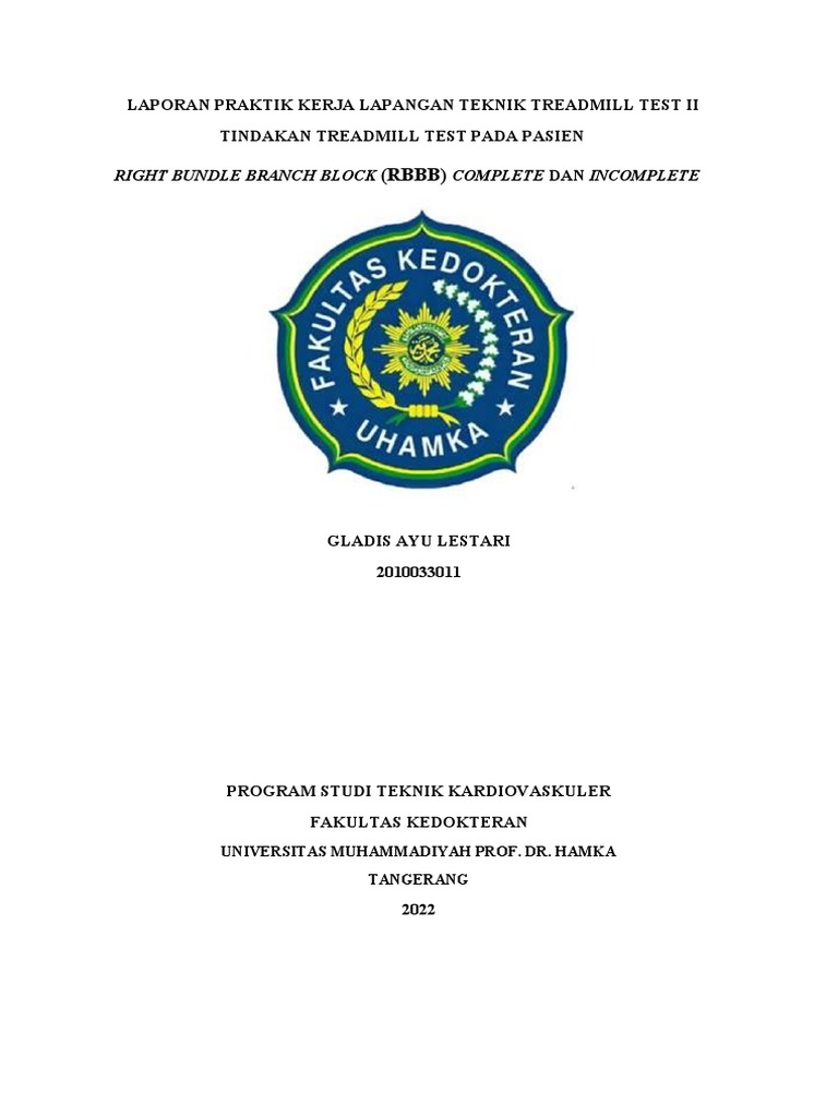 Treadmill Test pada RBBB Complete dan Incomplete | PDF | Sains & Matematika