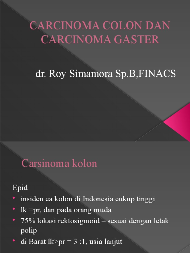 Ca - Kolon, Ca Gaster | PDF