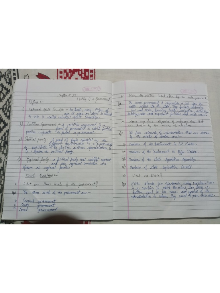 Chapter 22 and 23 in Civics | PDF