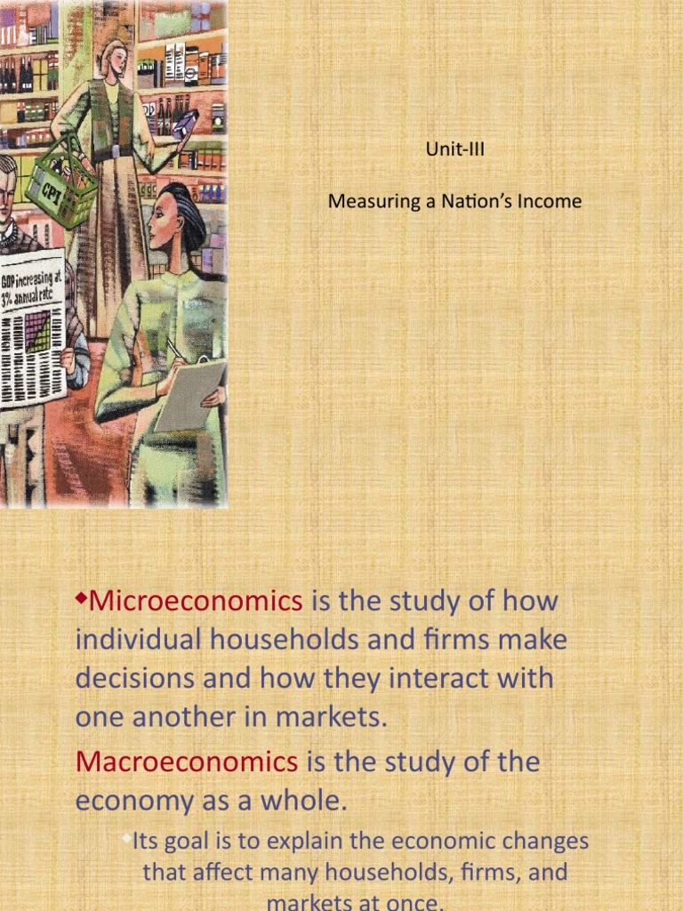 National Income Concepts | PDF | Measures Of National Income And Output ...
